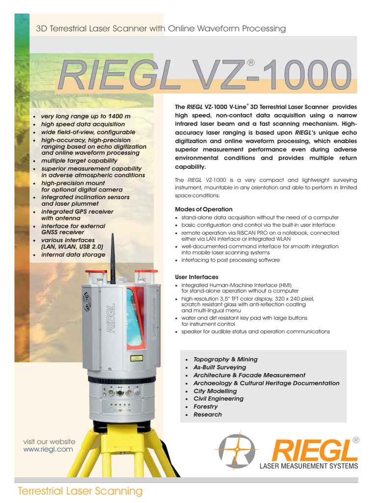 Brochure VZ-1000 | PDF | Image Scanner | Usb