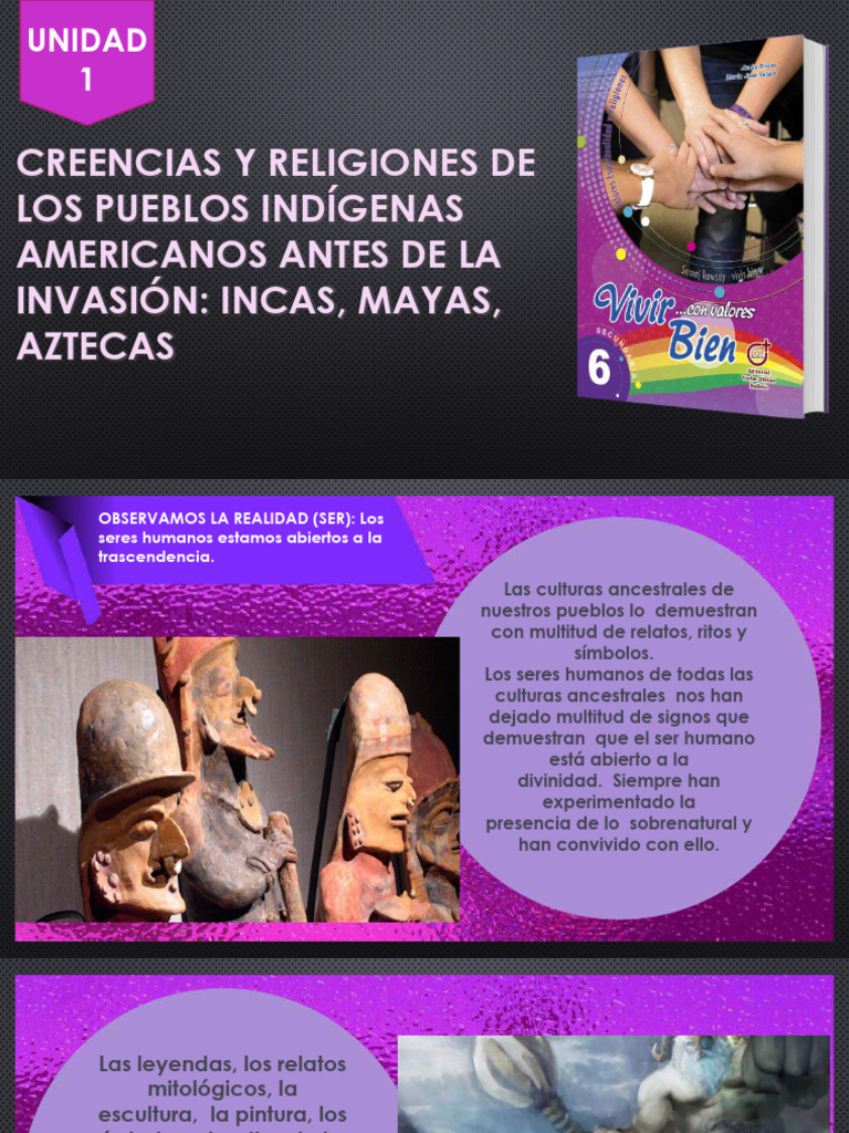 Tema 1-Vivir Bien (Secun) º6-Comprimido | PDF | Civilización maya ...