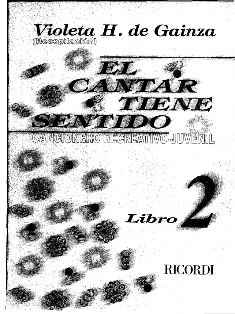 Gainza El Cantar Tiene Sentido 2 | PDF