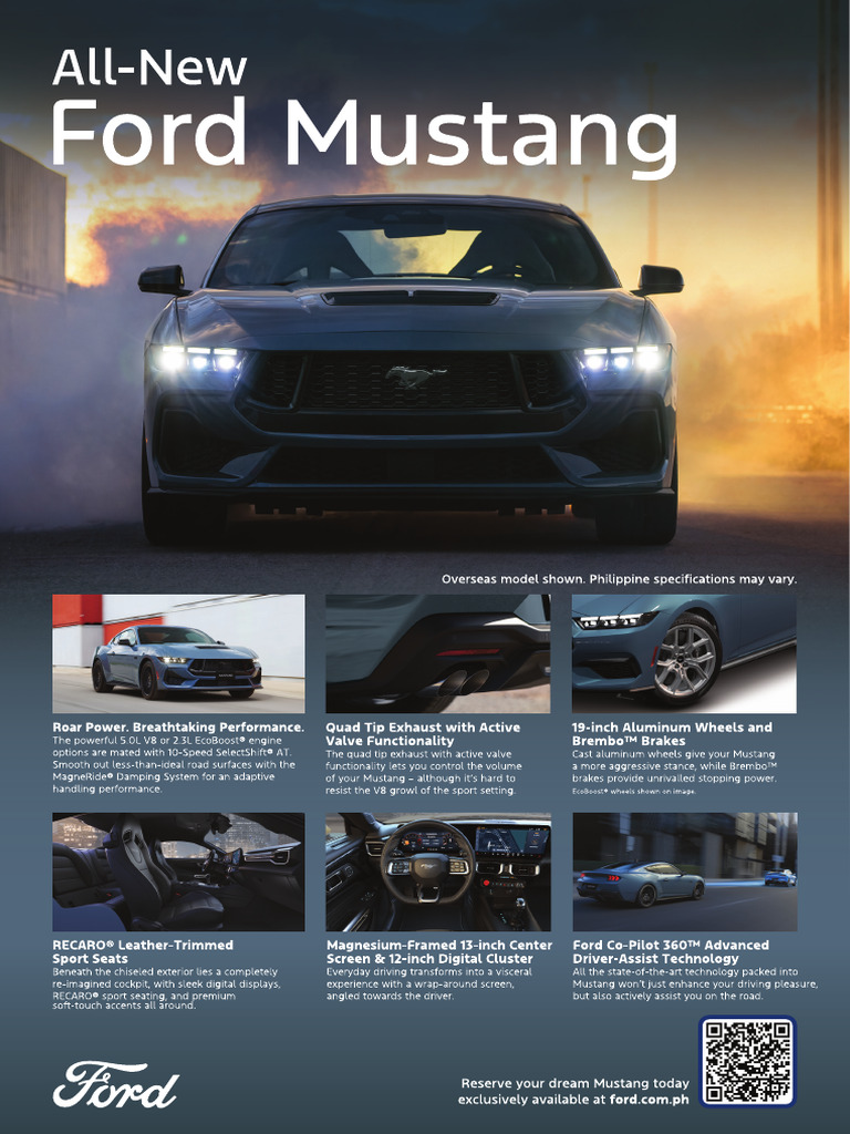All New Ford Mustang Brochure | PDF