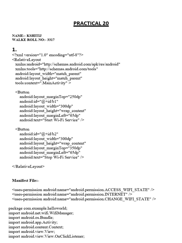 20th To 26th | PDF | Android (Operating System) | Computer Science