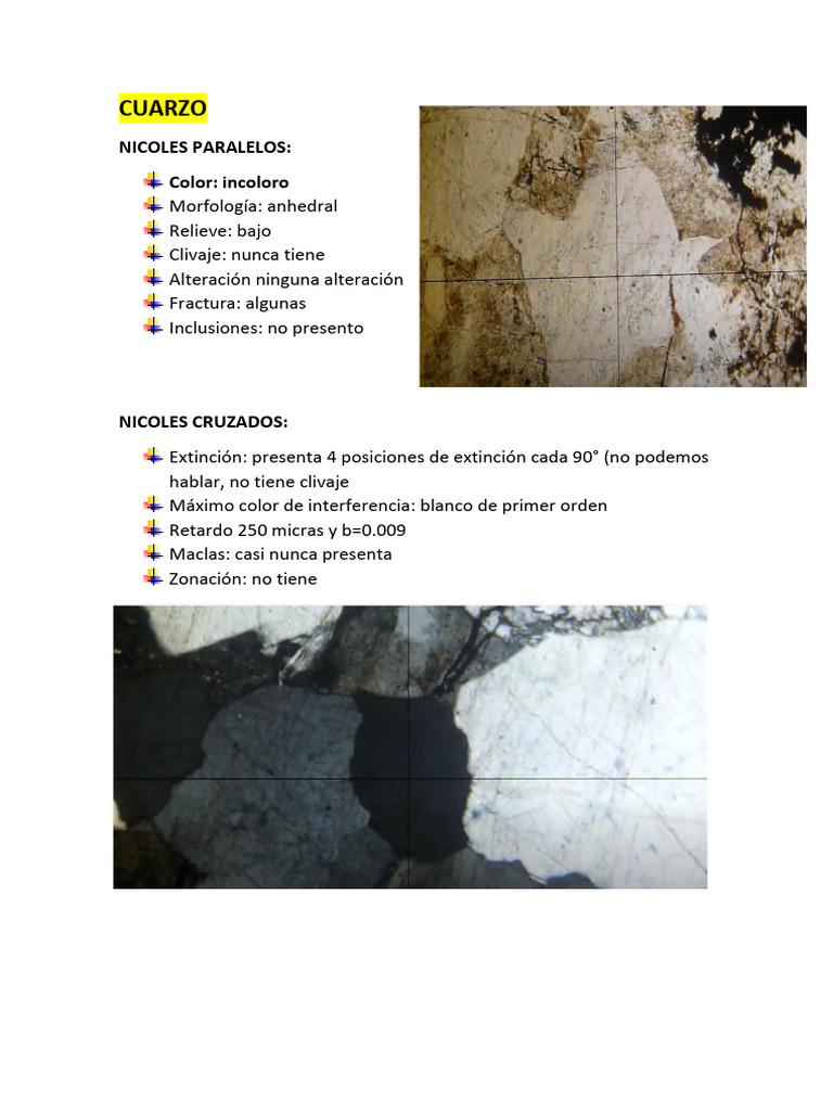 CUARZO | PDF | Minerales | Cuarzo