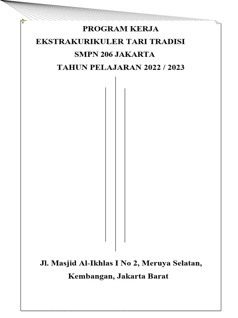 PROGRAM KERJA EKSKUL TARI TP 2022 - 2023.docx New | PDF | Karier & Perkembangan
