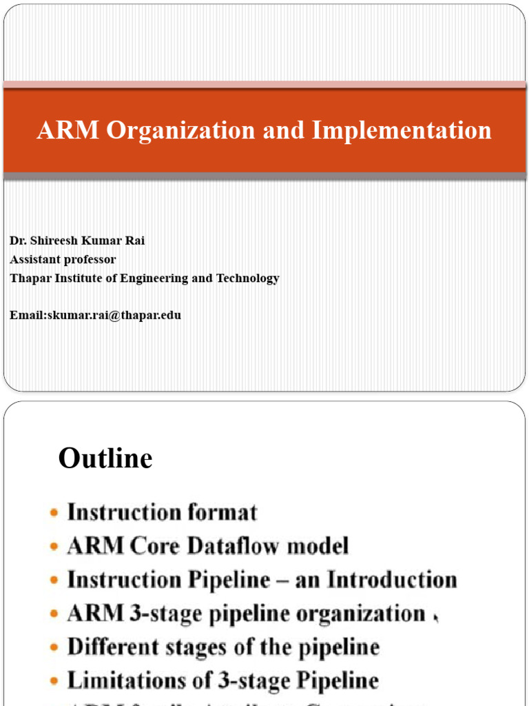 ARM Processor Fundamentals Guide | PDF | Central Processing Unit | Integrated Circuit