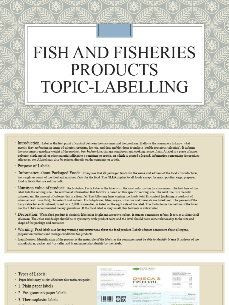 Fishes Ss | PDF | Nutrition Facts Label | Genetically Modified Food