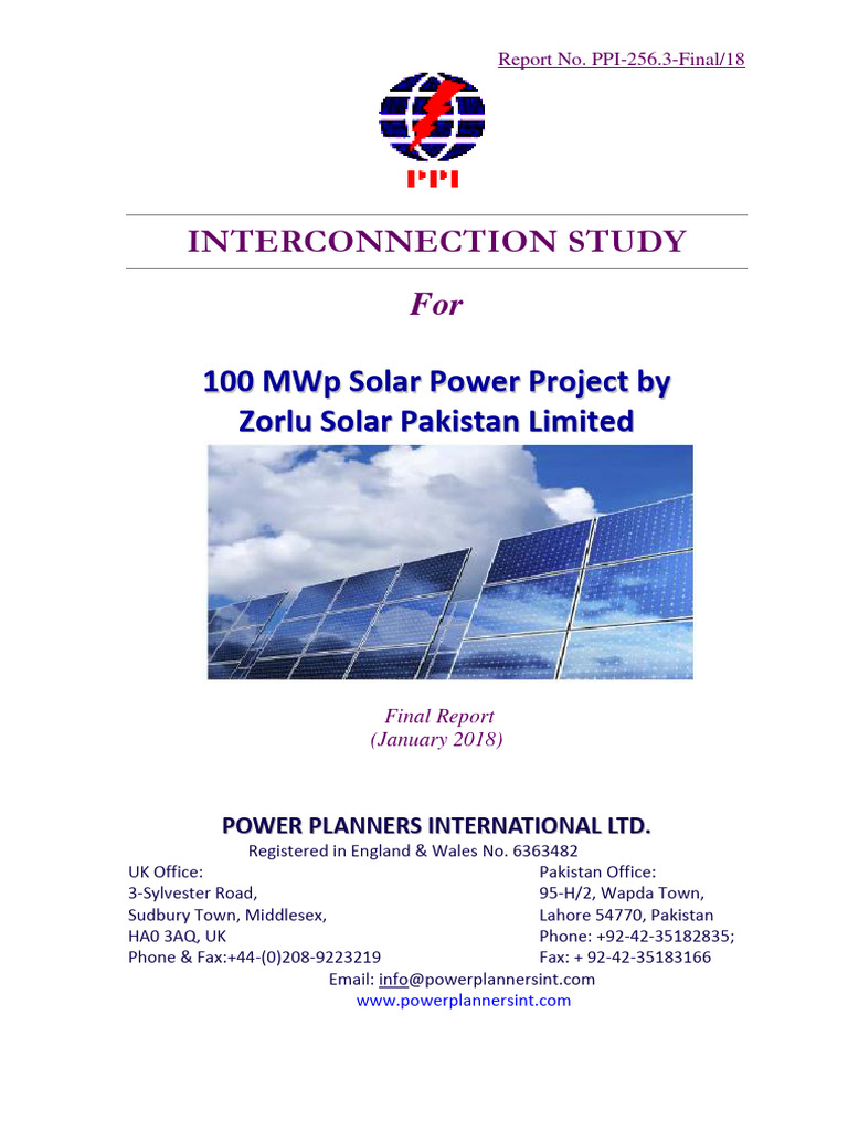 Zorlu Solar - Report | Download Free PDF | Electrical Substation ...