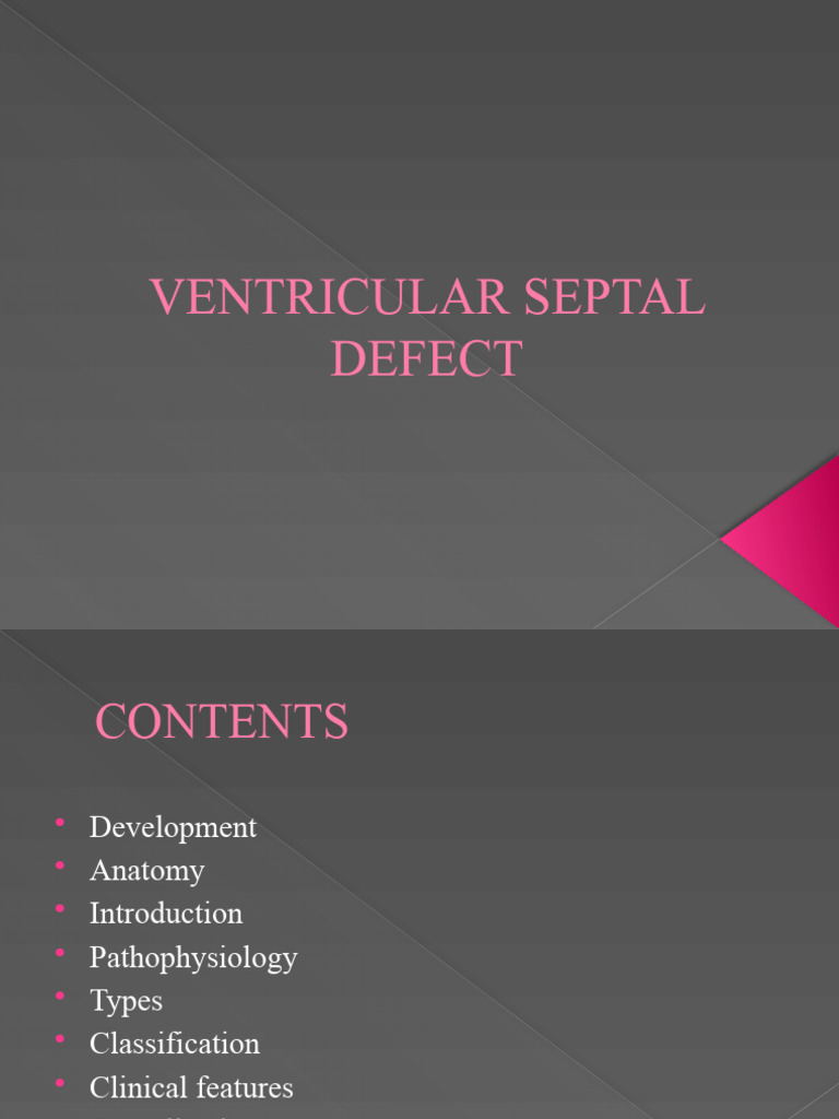 Ventricular Septal Defect | PDF | Ventricle (Heart) | Heart Valve