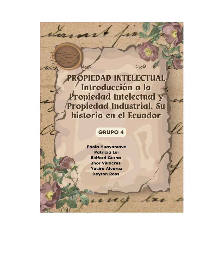 Resumen de La Importancia de La Propiedad Intelectual en El Siglo 21 | PDF | Propiedad ...