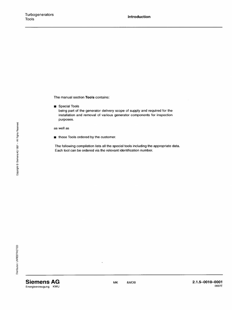 Special tool of ST-GENERATOR | PDF