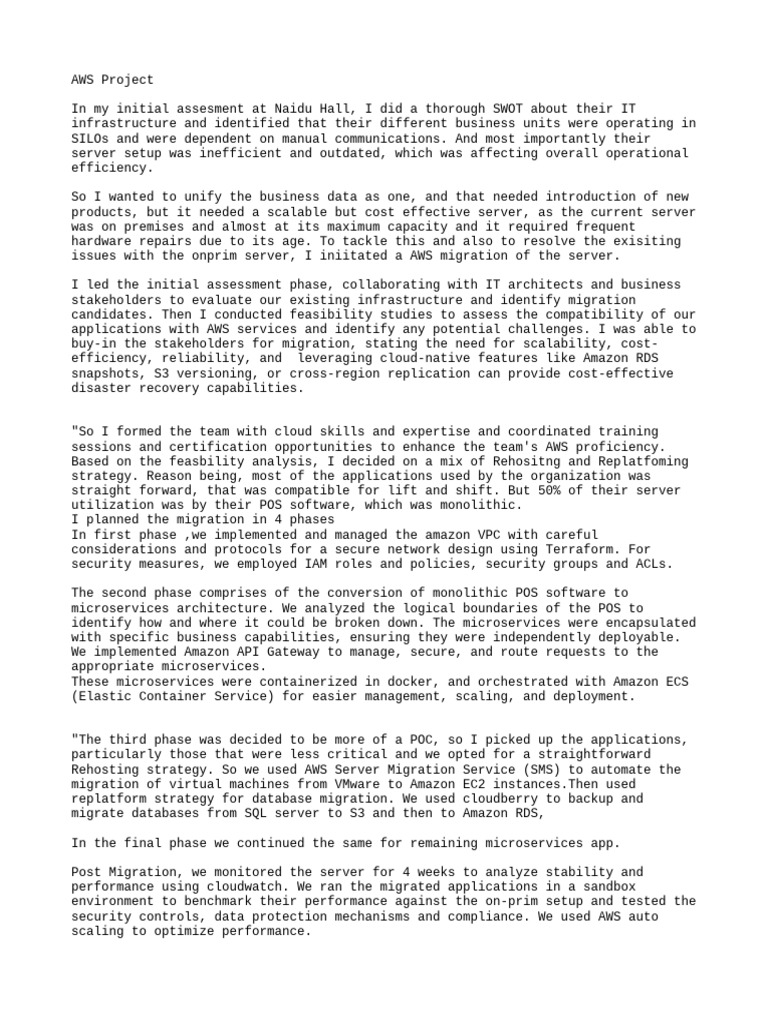 AWS Project | PDF | Amazon Web Services | Computing