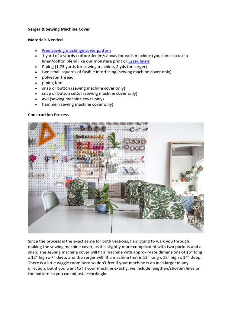 Serger | PDF | Seam (Sewing) | Sewing