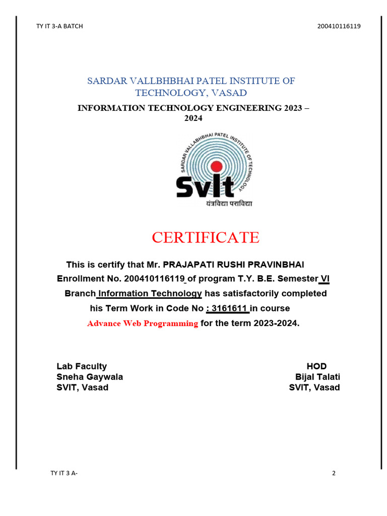 Awp 119 | PDF | Angular Js | Bootstrap (Front End Framework)