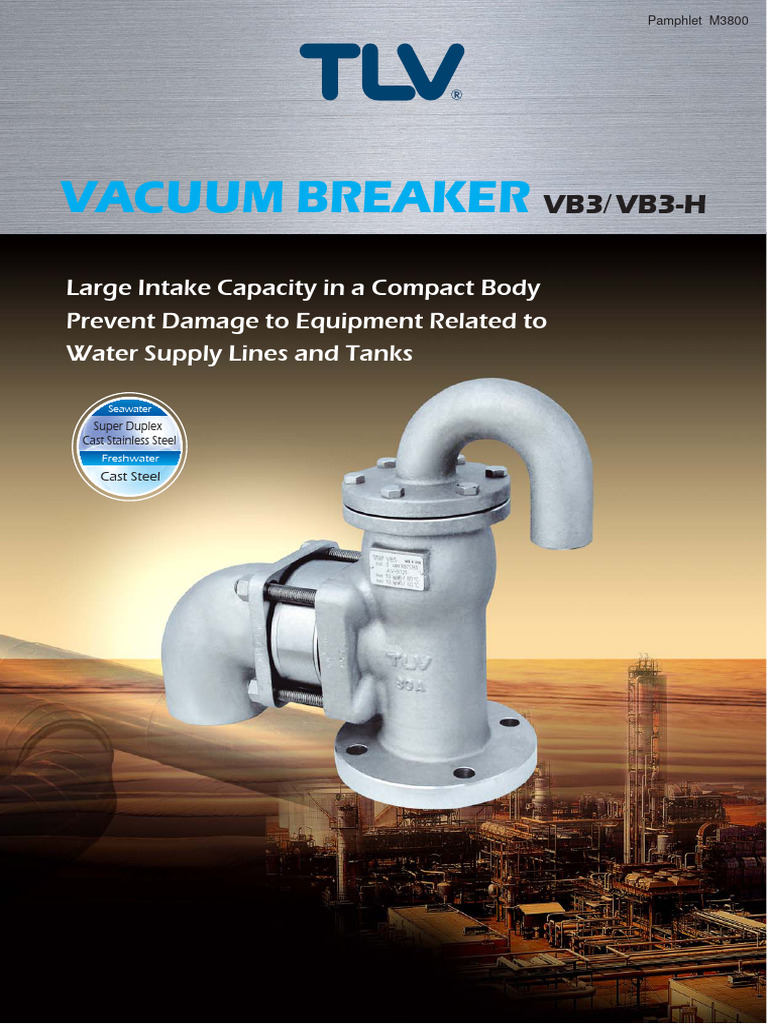 TLV - Vaccum Breaker | PDF | Valve | Vacuum