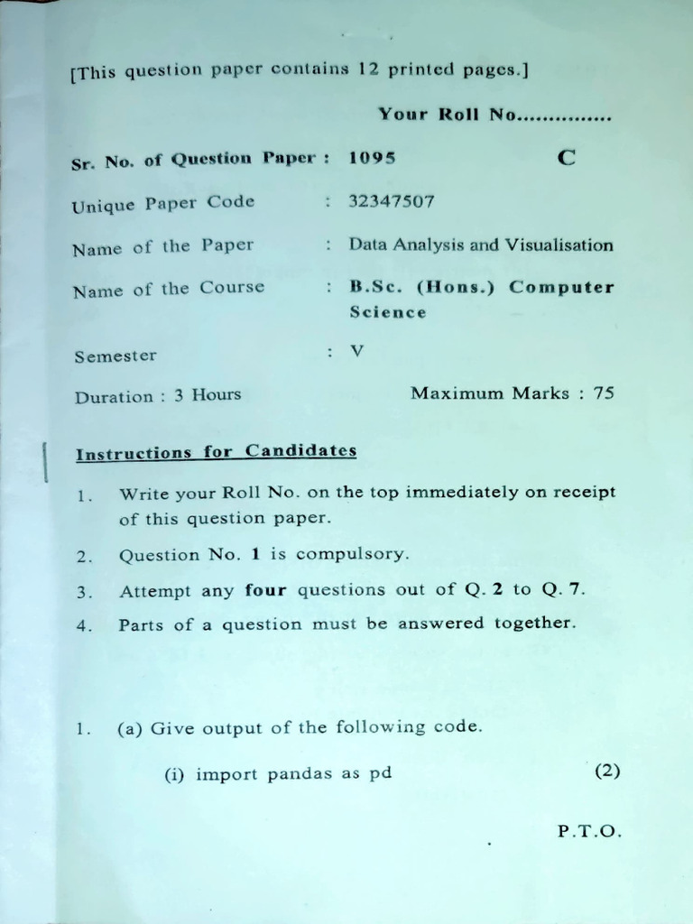 DAV Previous Year | PDF | String (Computer Science) | Computer Programming