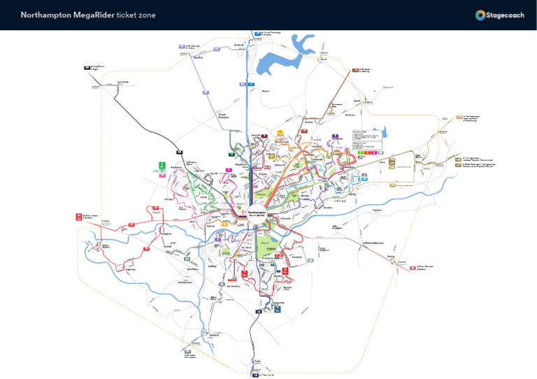 Northampton MegaRider Map | PDF