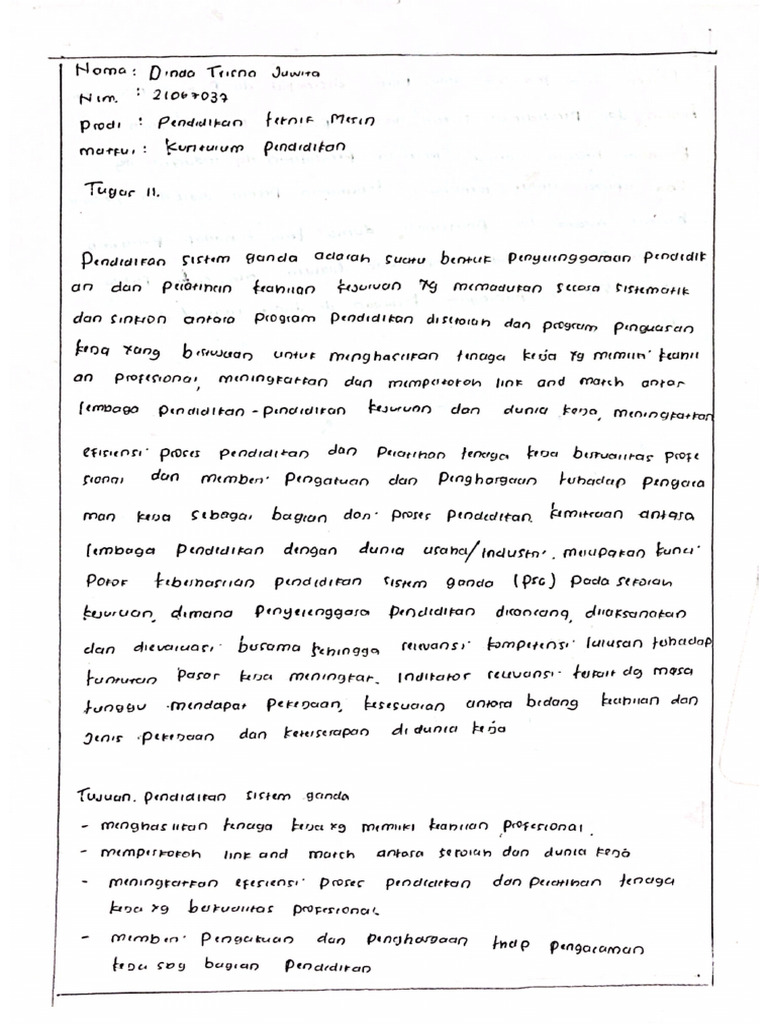 Tugas 11 Kurikulum Pendidikan Dinda Tris | PDF