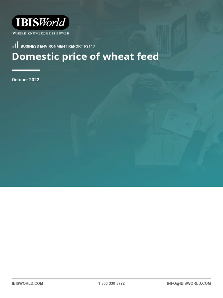 F3117 Domestic Price of Wheat Feed BED Report | PDF | Wheat | Prices