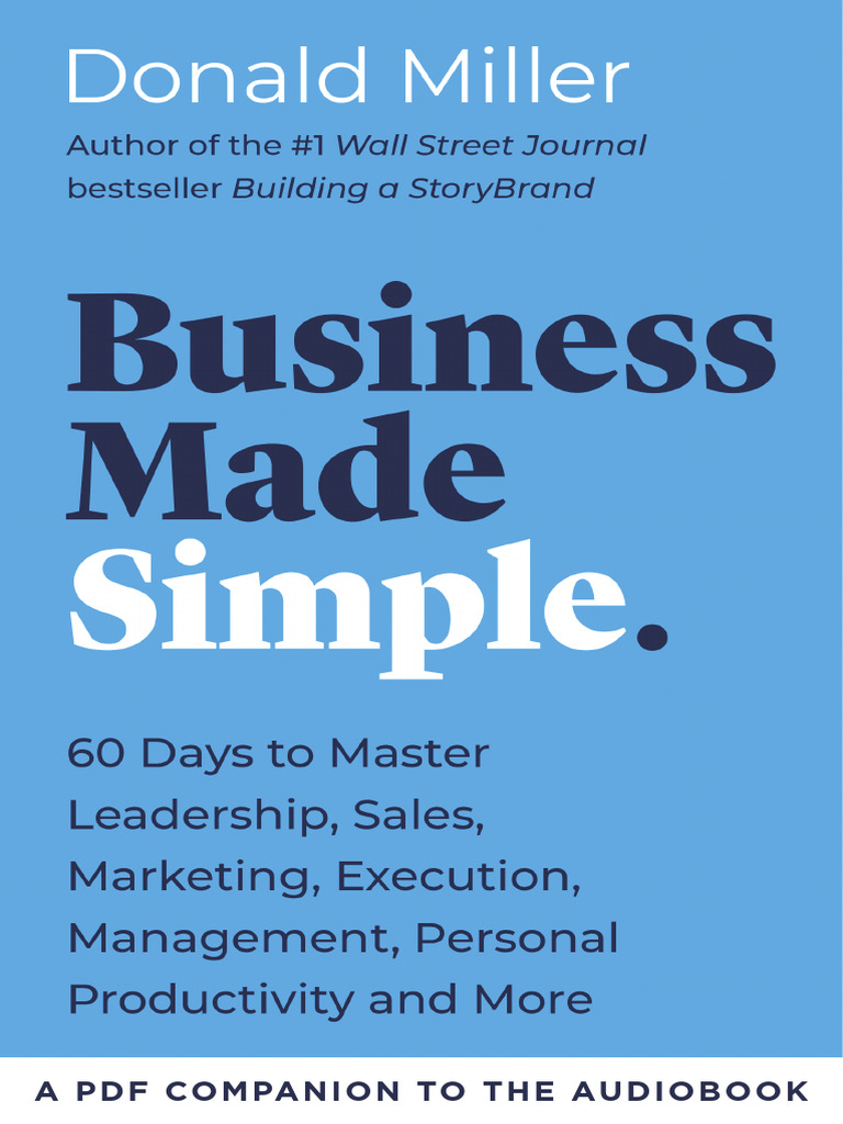 Business Made Simple Audiobook PDF | PDF