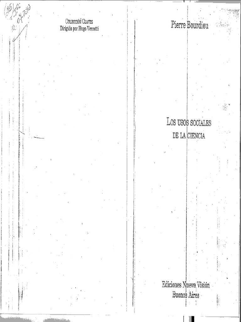 Texto 6 BOURDIEU Campo Cientifico | PDF