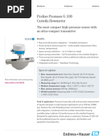 Endress-Hauser Proline Promag H 100 5H1B EN | PDF