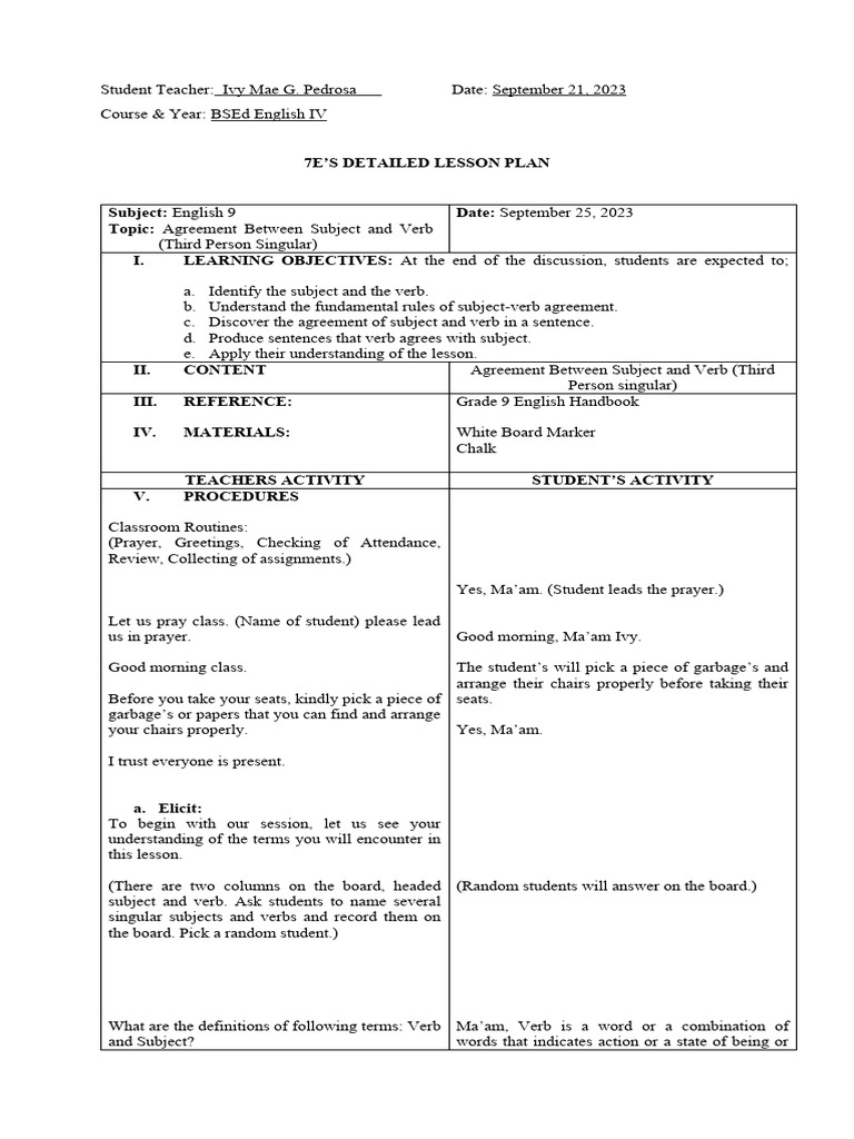 DLP | PDF | Subject (Grammar) | Grammatical Number