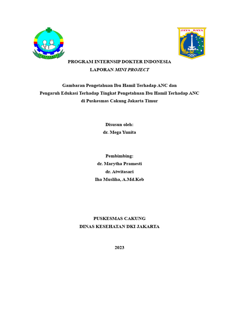 Laporan Mini Project - Mega Yunita | PDF