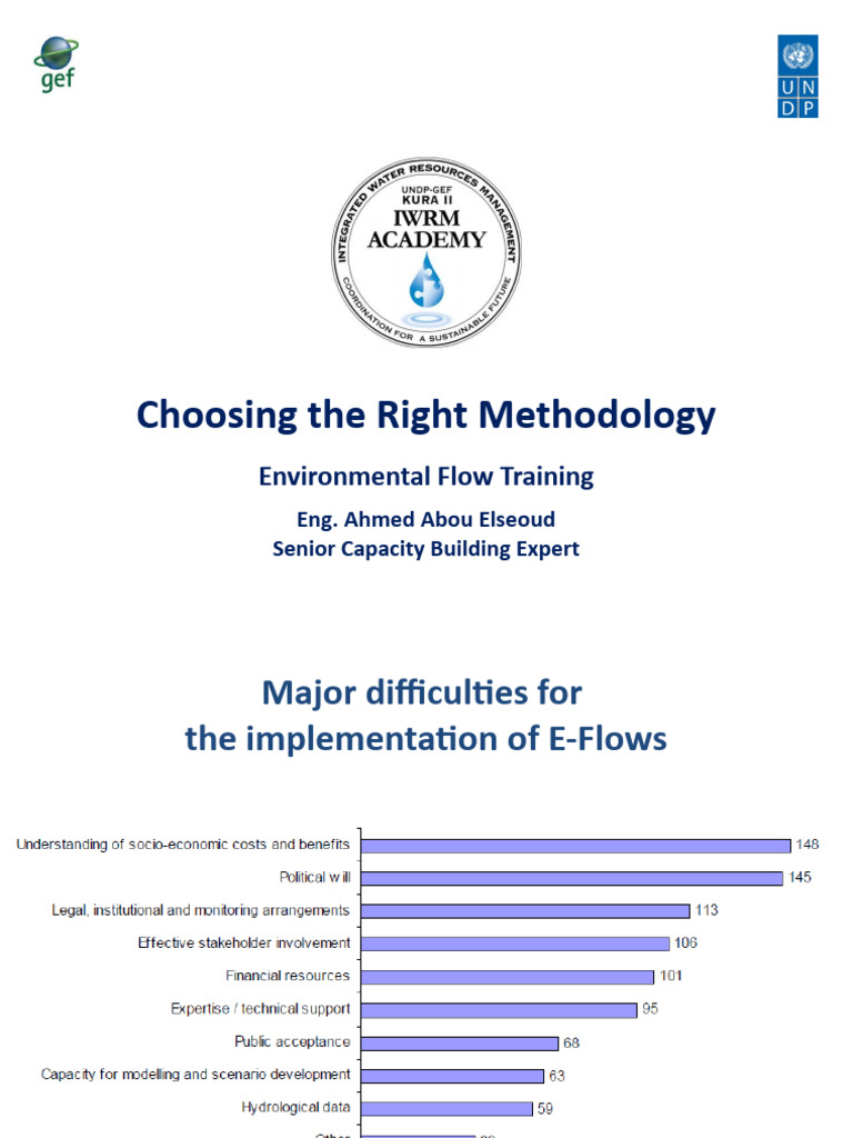 06 - EFlow Training - Session 6 - Choosing The Right Methodology | PDF | Natural Environment