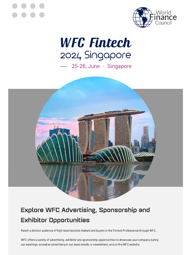 Sponsorship Brochure WIT and WFC Singapore | PDF