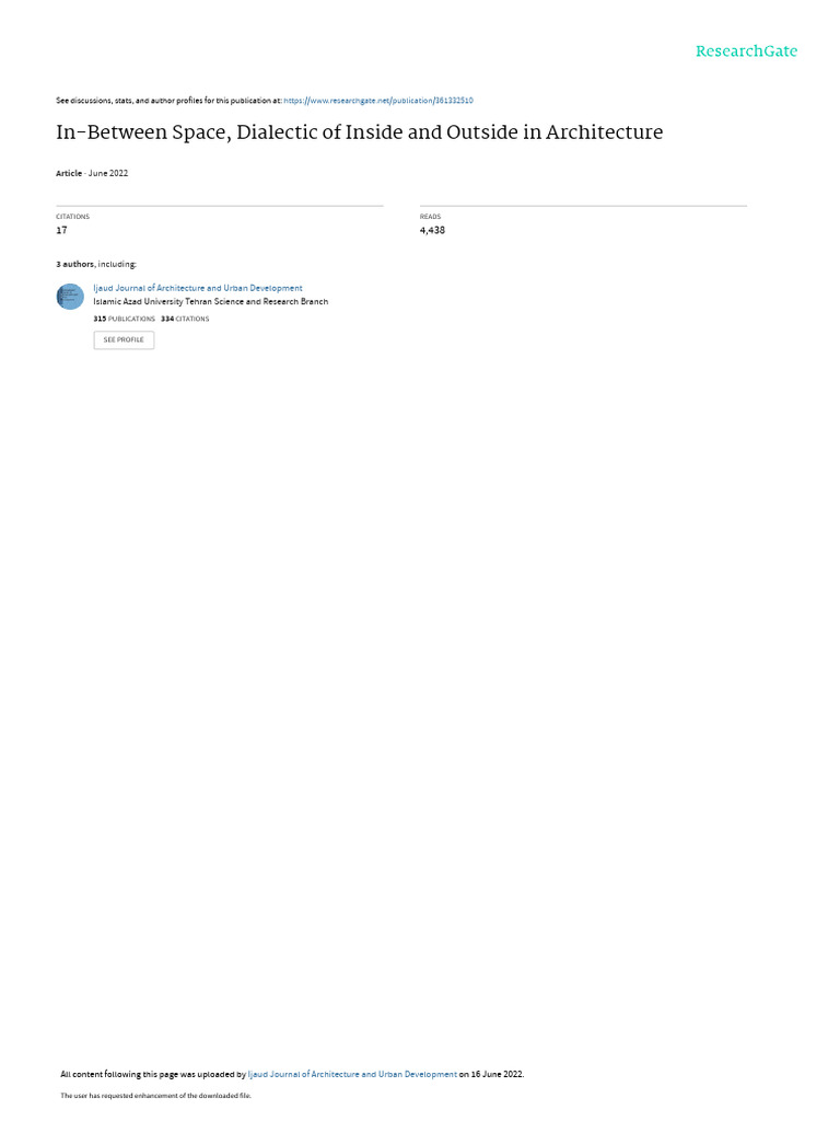 IJAUD Volume5 Issue3 Pages73-80 | PDF | Space