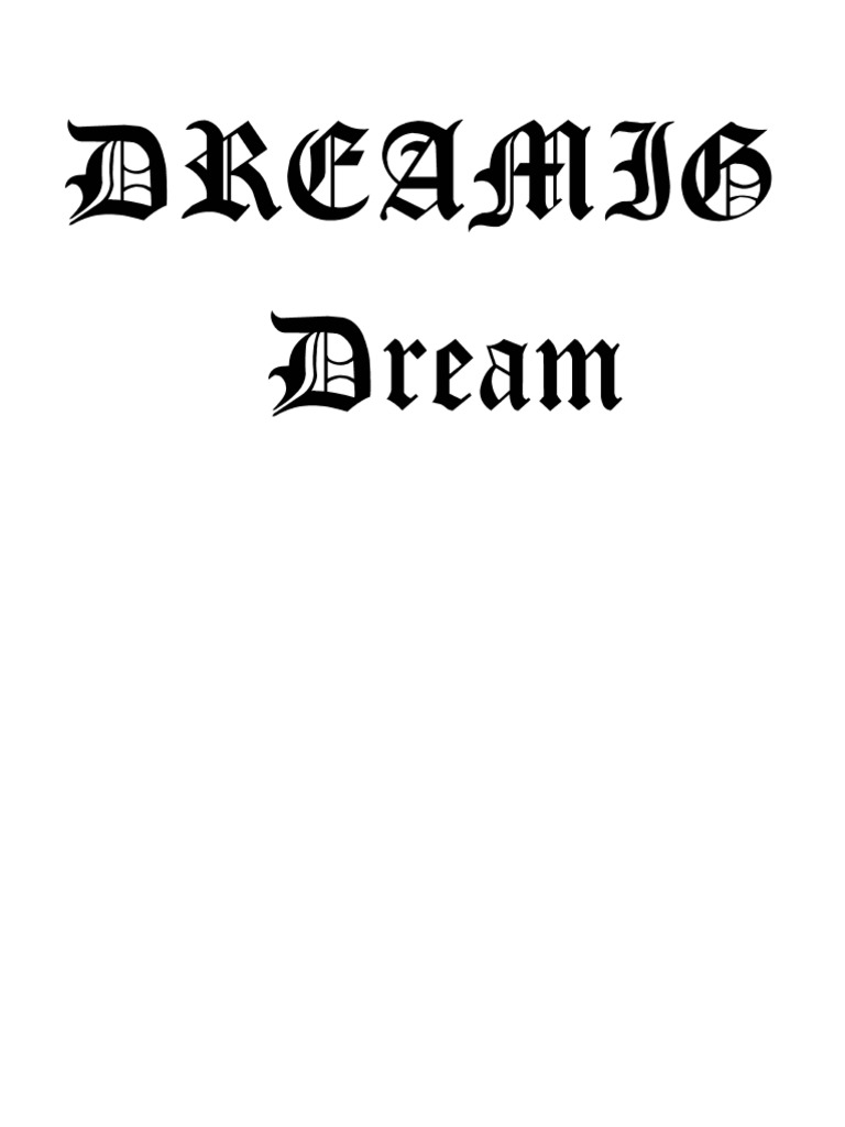 dream | PDF