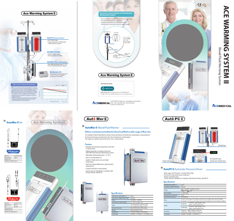 Ace Warming System Brochure Engl | PDF | Flow Measurement | Hemodynamics