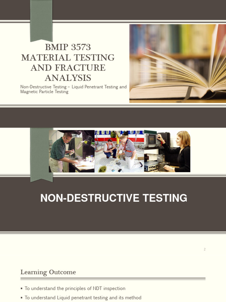 L8 - NonDestructive Test - Liquid Penetrant Test | PDF | Nondestructive ...