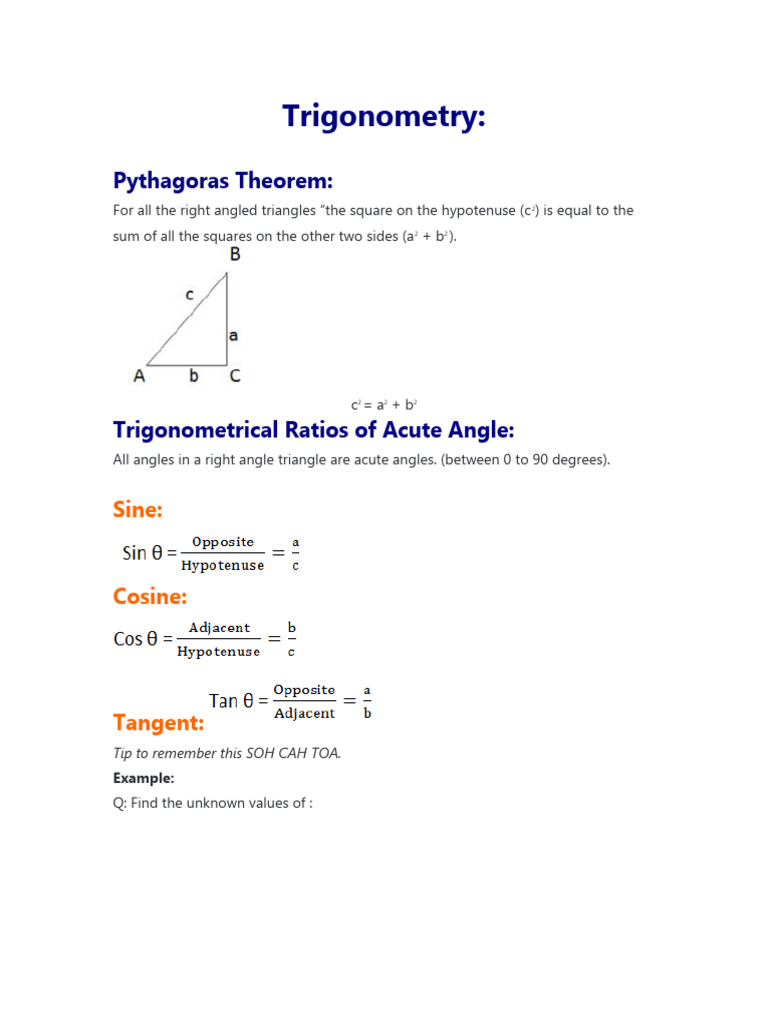 Trigonometry | PDF