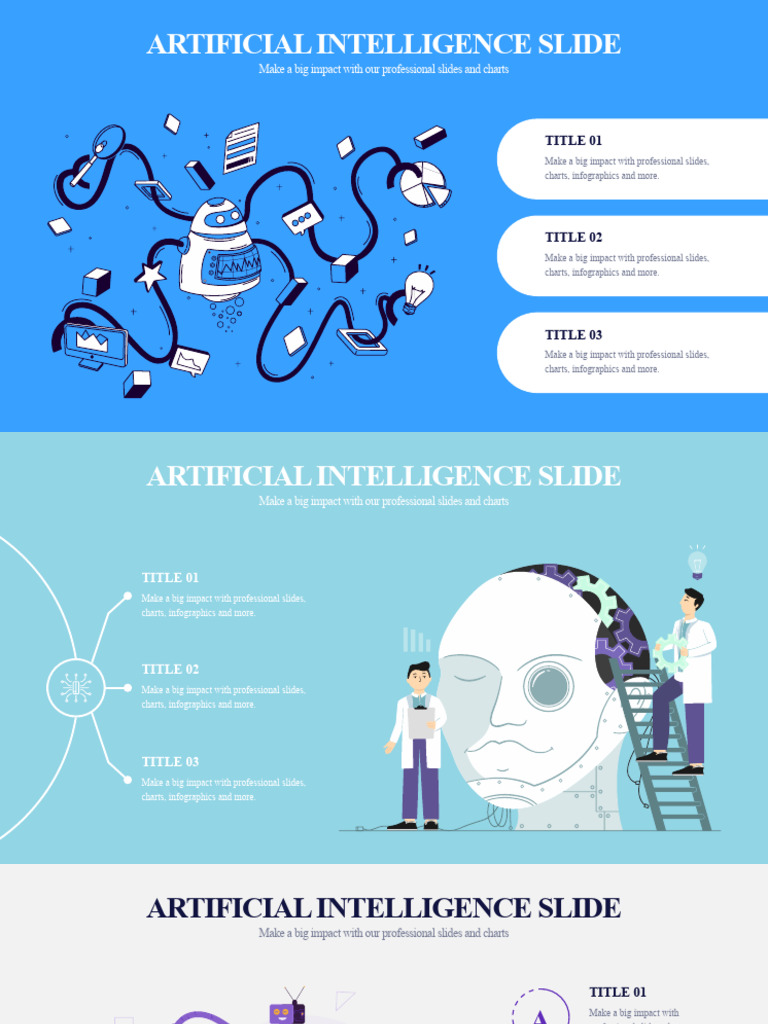 Artificial Intelligence Presentation Template Blue Variant | PDF | Information Science ...