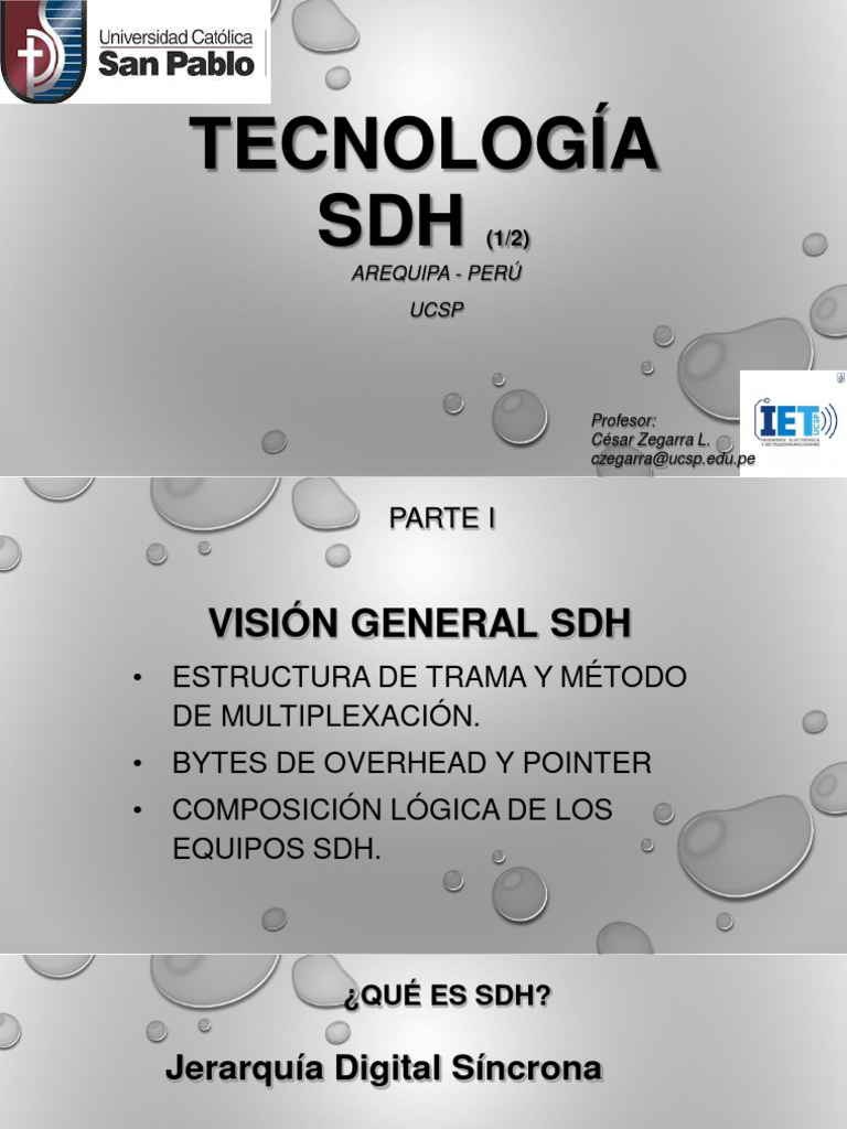 Tecnología SDH 1-2 | Descargar gratis PDF | Transmisión de datos ...
