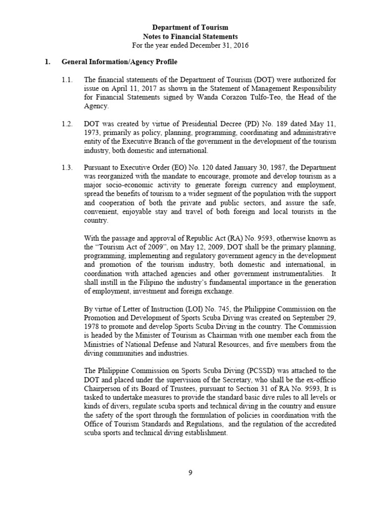 08-DOT2016 Part1-Notes To FS | PDF | Depreciation | Inventory