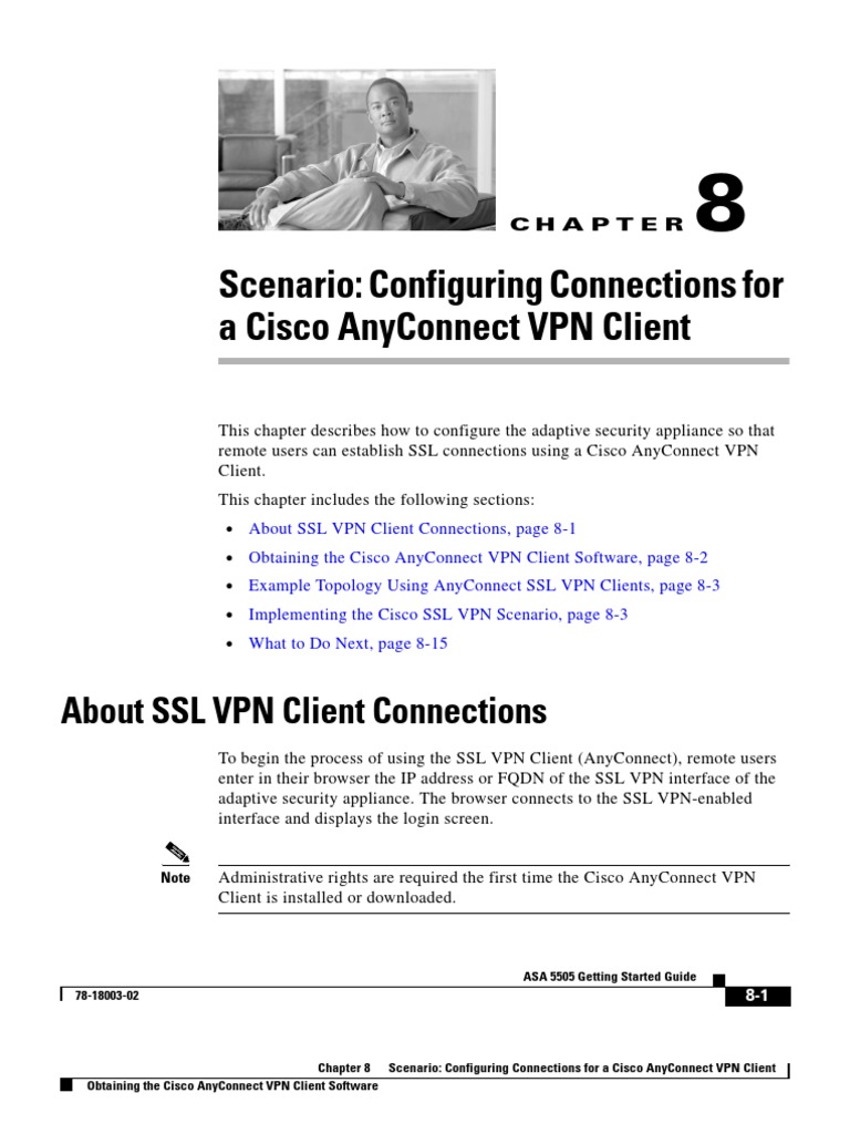 Cisco ASA 5505 AnyConnect VPN Setup | PDF | Radius | Transport Layer ...