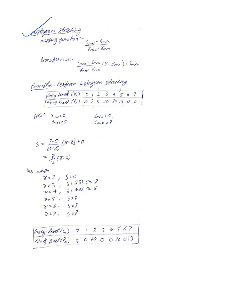 Histogram Straching | PDF