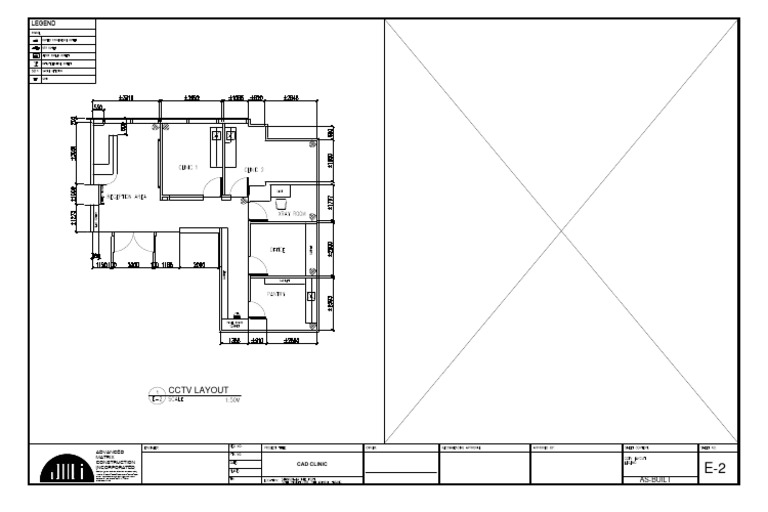 E-2 Dental Clinic A-S-Built CCTV Layout | PDF
