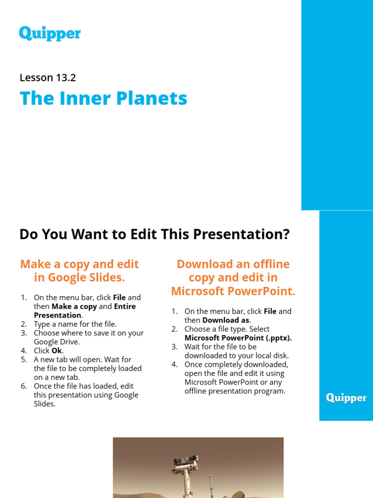 ME Sci 6 Q4 1302 PS | PDF | Venus | Mercury (Planet)
