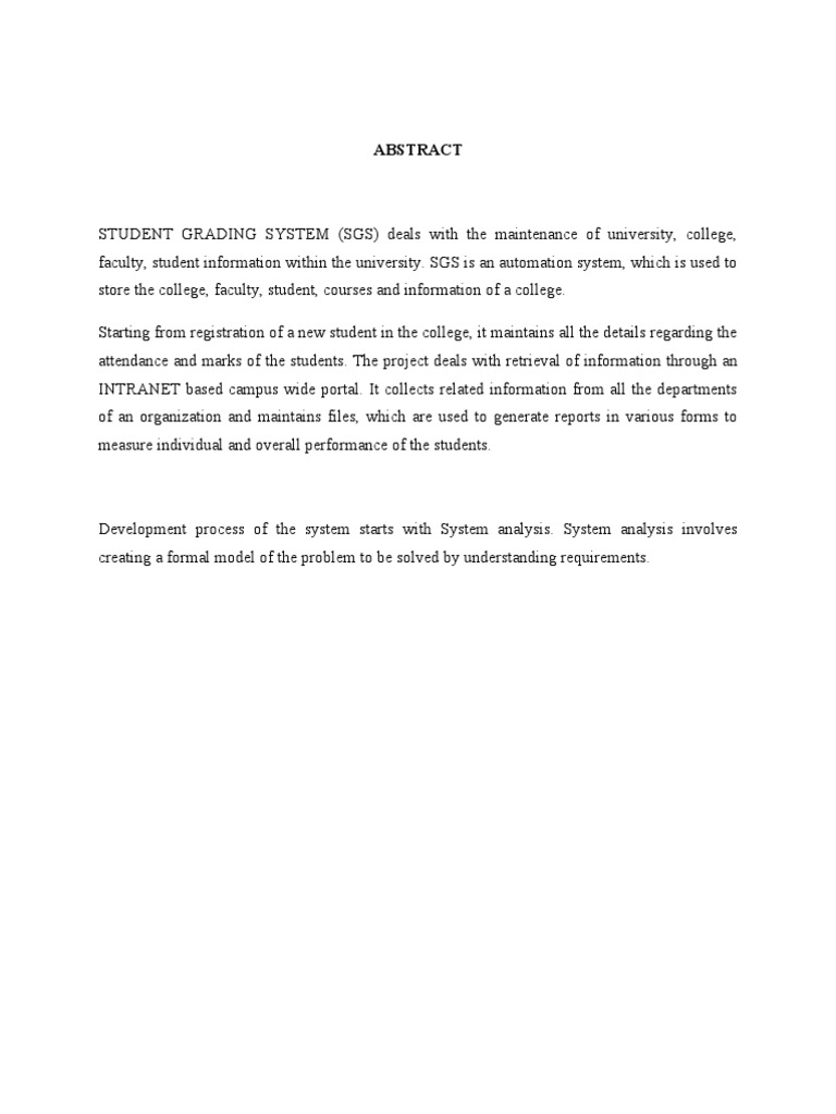 Student Grading System | PDF | Course Credit | Grading (Education)