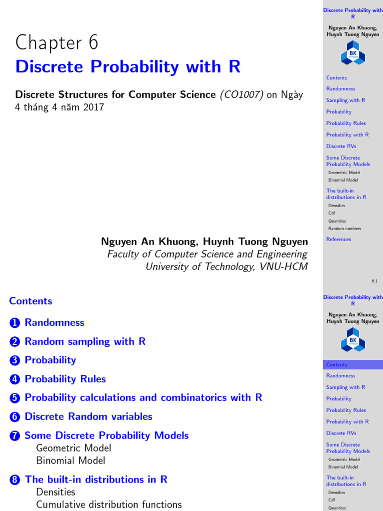 Ds7probability New | PDF | Probability Distribution | Randomness