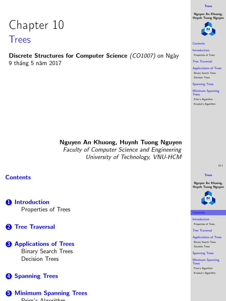 Ds 10 Tree | PDF | Theoretical Computer Science | Algorithms