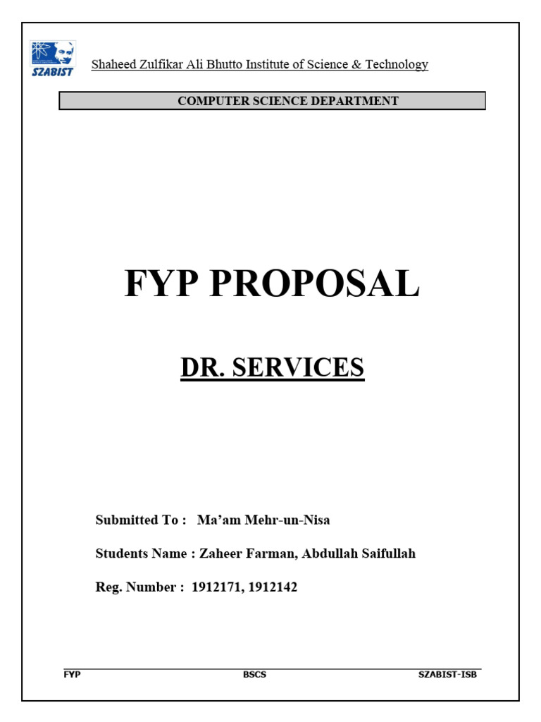 Fyp Proposalnew | PDF | Physician | Hospital
