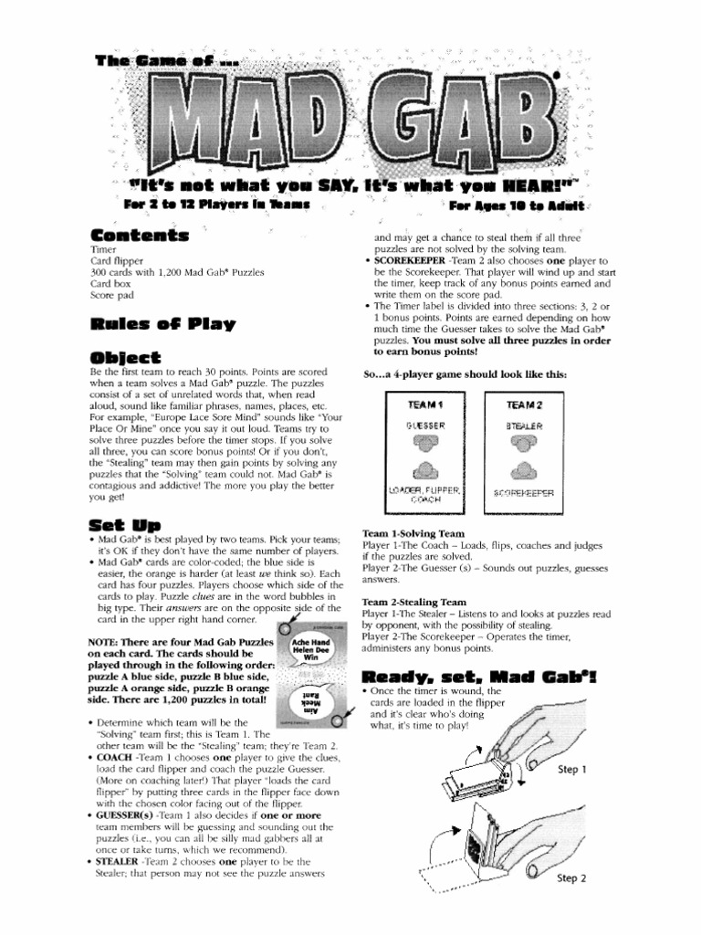 Mad Gab | PDF