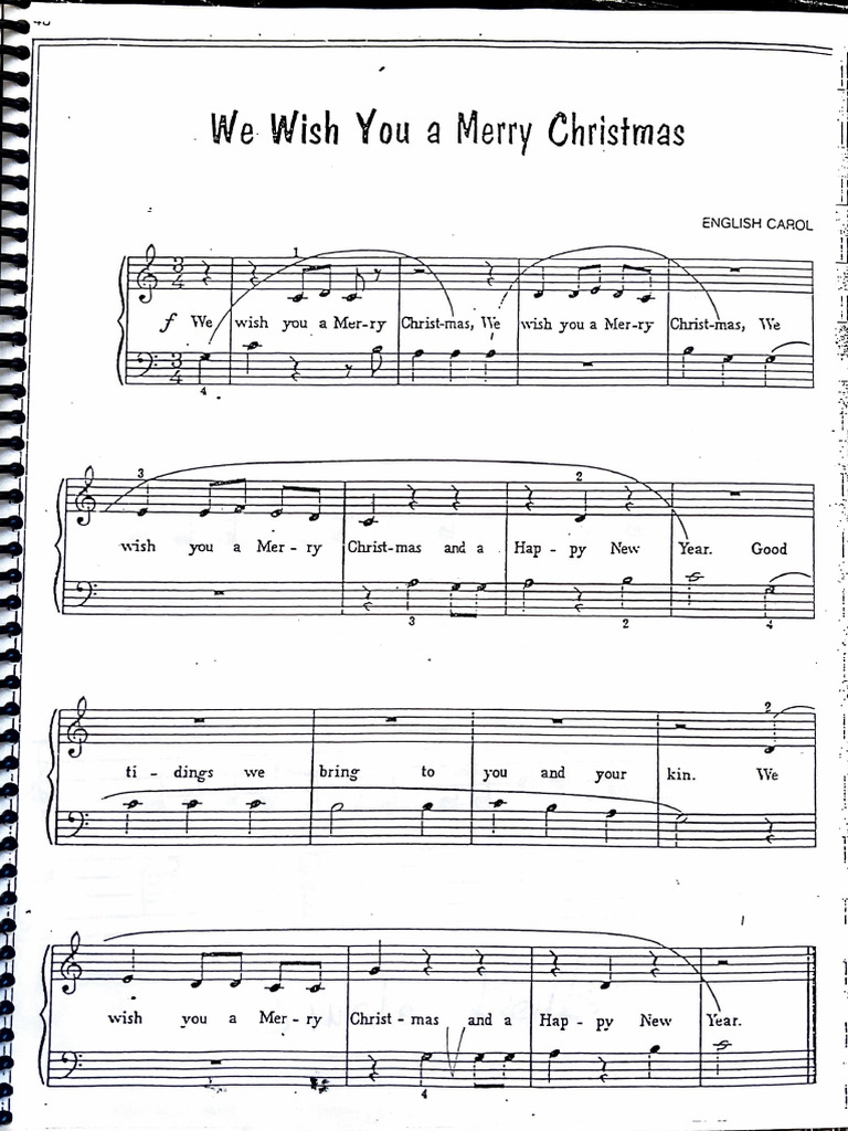 We Wish You A Merry Christmas ? | PDF