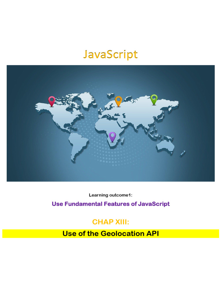 Geolocation API Guide & Exercises | PDF | Information Technology | Software Engineering
