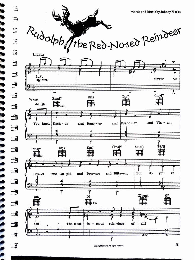 Rudolph The Red Nosed Reindeer? | PDF | Santa Claus | Christmas Books