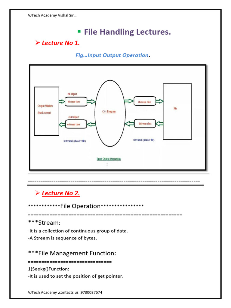 UNIT NO-5 File Operation | PDF | Pointer (Computer Programming) | Computing