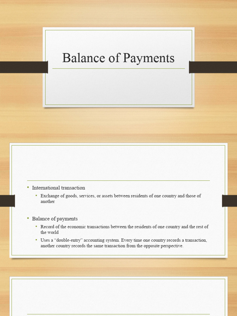 Chapter 4 Balance of Payments AS Version | PDF | Exchange Rate ...